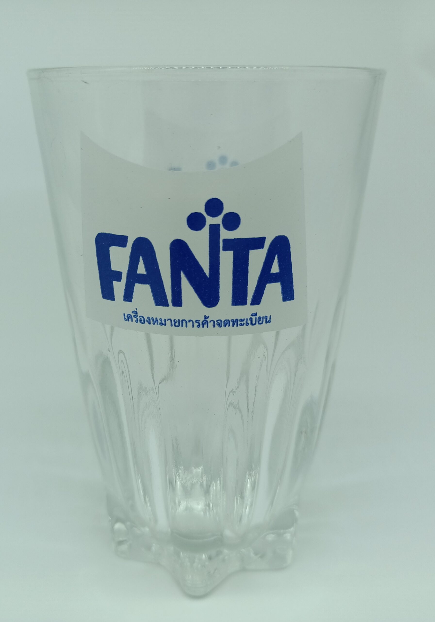 English Logo with Thai Words & Star Base Fanta Glass (B) - Singapore ...