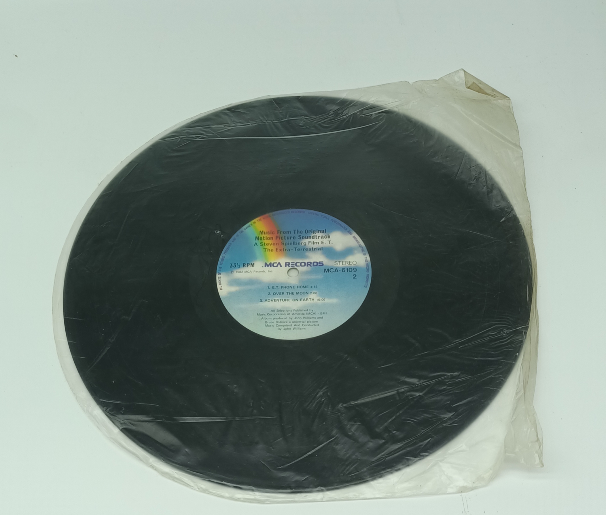 Vinyl Record #No Cover# MCA Record: E.T. Original Sound Track ...